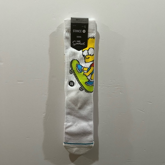 Stance | Underwear & Socks | Stance Crew Socks Bart Simpson Large 93 ...